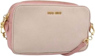 Miu Miu Sac bandouli&egrave;re doccasion - Femme - Pre-owned - Rose - Taille: ONE Size
