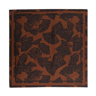 Karl Lagerfeld K/Signature Fan Seidenschal - - Accessories - Damen - Braun - ONE SIZE