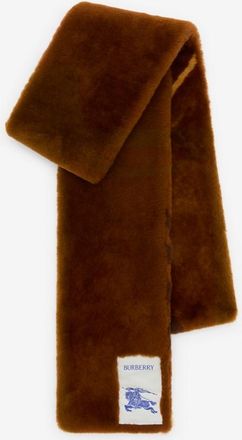 Burberry &Eacute;charpe fine en shearling Check