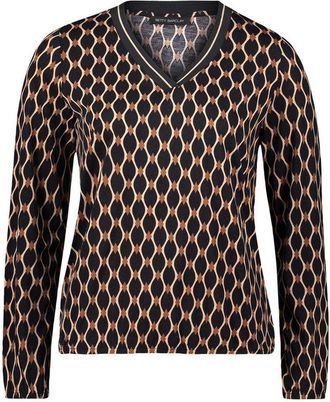 Betty Barclay Kurzarmshirt Damen Blusenshirt mit V-Ausschnitt (1-tlg)