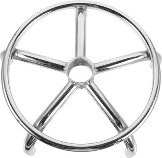 SOLUSTRE Drehteller f&uuml;r B&uuml;rostuhl Aluminiumlegierung Stuhlbasis 35cm Drehbarer Stuhlsockel f&uuml;r B&uuml;rohocker und Computerstuhl