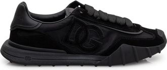 Dolce & Gabbana Homme, Chaussures, Noir, Taille: 45 EU Baskets Bassa