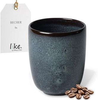 Villeroy & Boch like. by Villeroy and Boch - Mug sans anse Lave gris, 400 ml, Tasse en Gr&egrave;s sans anse pour des Moments Uniques Autour dun caf&eacute;, R&eacute;sistant au Lave-Vais