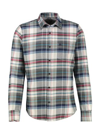 Lerros Herren Flanell Hemd, (25N1095), Gr&ouml;&szlig;e:XL, Farbe:Broken White (103)