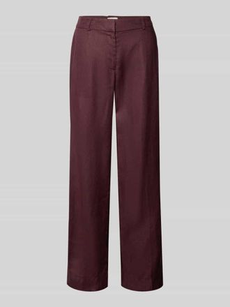 Moss Copenhagen Straight Leg Leinenhose mit Eingrifftaschen