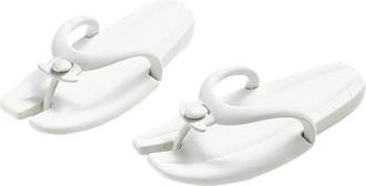 Generic Tongs jetables de voyage pour les affaires - Pliantes - Pour la plage, lInternet - Pour hôtel, bain - Pantoufles corail pour femme, blanc, 40 EU