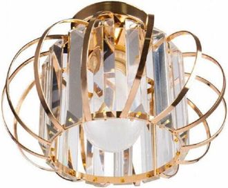 Trade Shop Lustre De Plafond E27 Design Moderne M&eacute;tal Chrome Or Argent Or