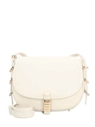 Pinko Half-Moon-Tasche mit Clipverschluss - Weiß