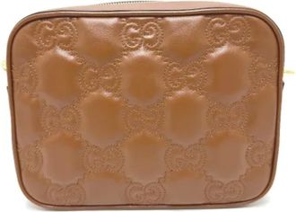 Gucci Sac bandouli&egrave;re Pre-owned - Femme - Pre-owned - Brun - Taille: ONE Size