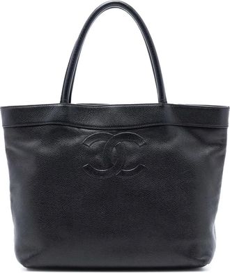 Chanel Shopper - CC Caviar Open Tote - Gr. unisize - in Schwarz - f&uuml;r Damen