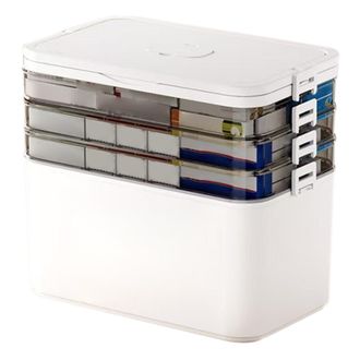 Generico Aufbewahrungs-Organizer, 29,9 cm, PP-H&uuml;lle, versiegelt, durchsichtig, leicht zu identifizieren, effektive Sortierung von Zubeh&ouml;r mit mehreren F&auml;chern