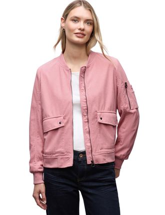Street One Damen 2117076 Softer Cord-Blouson, Powder pink, 42