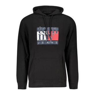 Tommy Hilfiger Schwarzes Baumwoll-Herren Sweatshirt