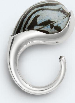 Bottega Veneta Bague Drop - Noir - Femme - 11