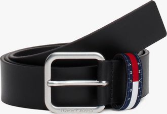 Tommy Hilfiger Ceinture en cuir &agrave; boucle carr&eacute;e