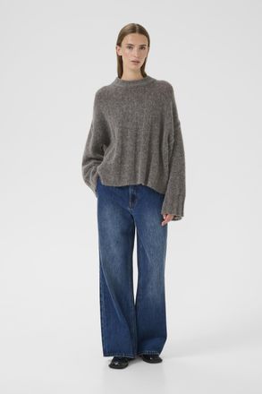 Karen by Simonsen Strickpullover KBBlake Baggy fit dark grey