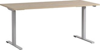 Schildmeyer Antero 701870 Schreibtisch h&ouml;henverstellbar, Eiche hell Dekor, 160 x 75 x 71-121 cm