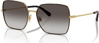 Dolce & Gabbana 0DG2242, Lunettes de soleil Femme, opacity, GOLD/BLACK