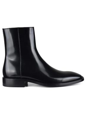 Balenciaga Stiefel - Glossy Patent Leather Boots With Square Toe - Gr. 39 (EU) - in Schwarz - f&uuml;r Damen