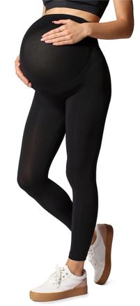 Be Mammy Umstandsleggings BE-1123 (Schwarz, L-XL)