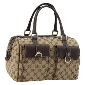 Gucci Pre-owned Leather Handbag - - Pre-owned - Damen - Beige - ONE SIZE