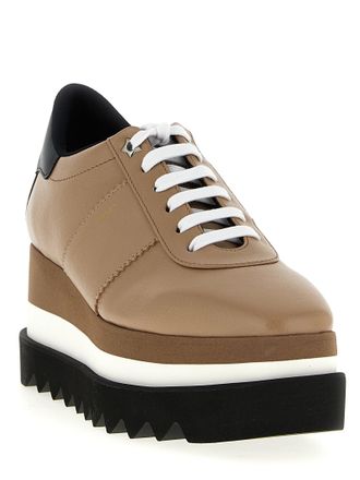 Stella McCartney Womens Beige Polyethylene Wedge Sandals