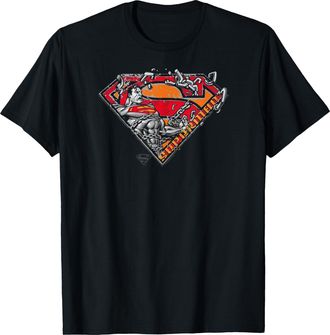 DC Comics Superman Breaking Chain Logo T Shirt T-Shirt