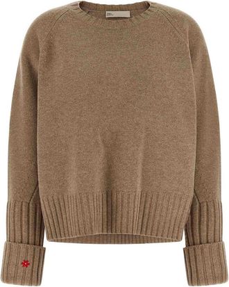 Tory Burch Pull Col Rond - Beige