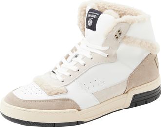 Shabbies Amsterdam Amsterdam Damen REVIN high Sneaker, Taupe, 36 EU