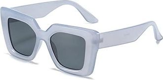 Generic Lunettes De Soleil Décoratives À Grande Monture For Homme Et Femme, Idéales For Lextérieur, La Conduite Les Vacances(Blue)