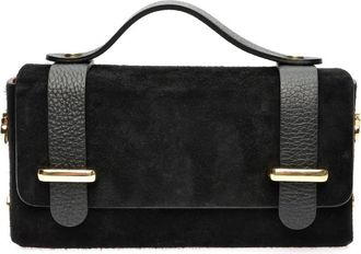 Anna Luchini Schwarz Rindsledertasche