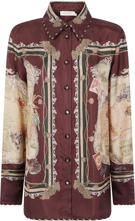 Zimmermann Shirt Silk Multicolor Valiant