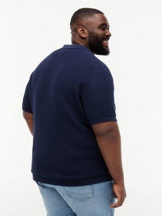 Tommy Hilfiger Big & Tall Poloshirt BT-GMD STRUCTURE Gro&szlig;e Gr&ouml;&szlig;en, mit Struktur