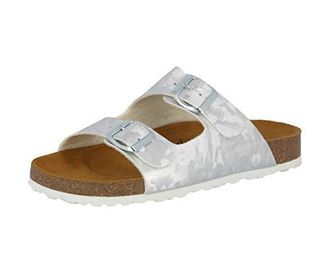 Lico Bioline Platino, Chaussons Bas Femme, Argenté (Silber Silber), 39 EU