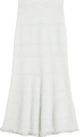 Lanvin jupe à coupe longue - Blanc