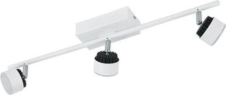 Eglo LED Deckenlampe Armento, Deckenstrahler, Stahl, Alu in weiss, schwarz, warmwei&szlig;