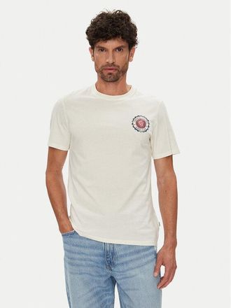 Guess T-Shirt M5YI04 K8HM0 Écru Regular Fit