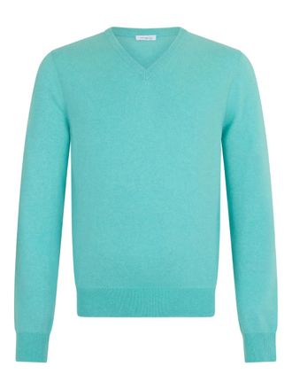 Malo V-neck sweater - Bleu