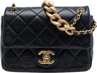 Chanel Pre-owned Vintage Quilted Crossbody - Femme - Pre-owned - Noir - Taille: ONE Size