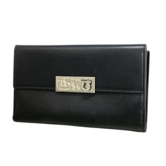 Ferragamo Portefeuille long (bi-pli) Pre-owned - Femme - Pre-owned - Noir - Taille: ONE Size