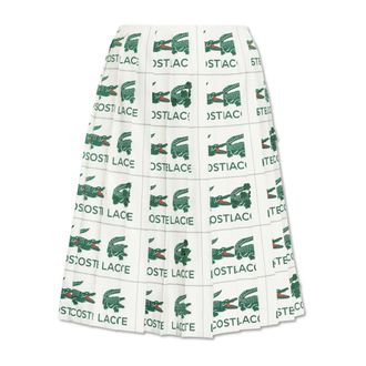 Lacoste Midi-Rock - - Skirts - Damen - Wei&szlig; - M