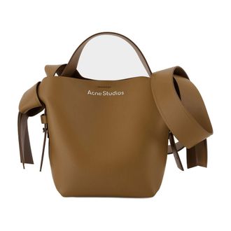 Acne Studios Unisex Crossbody Bag Brown Calfskin