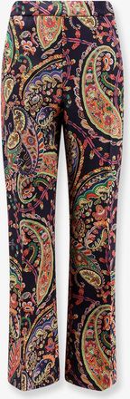 Etro Multicolor fabric trousers - ETRO - gender_Woman