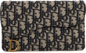 Dior Crossbody Bags - Saddle Pouch Wallet - Gr. unisize - in Blau - für Damen