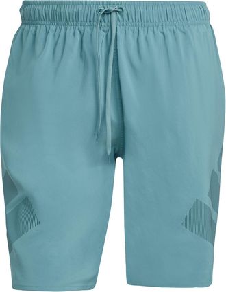 adidas Mens Big Bars Shorts, 8 Zoll Preloved Teal/Aurora Ivy 2XL