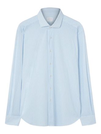 Xacus Gestreiftes Hemd - Blau