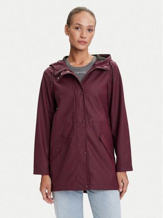 Vero Moda Regenjacke Malou 10266982 Dunkelrot Regular Fit