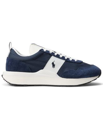 Ralph Lauren Runner Sneaker Train 89 mit Mesh-Details und Pony-Stickerei in