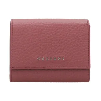 Orciani Femme, Accessoires, Rouge, Taille: ONE Size Portefeuille Enveloppe en Cuir Grainé avec Rfid