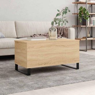 vidaXL Vidaxl - Couchtisch Sonoma-Eiche 90x44,5x45 cm Holzwerkstoff